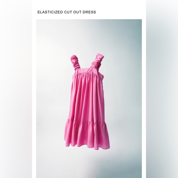 Zara | Dresses | Nwt Zara Girl Elasticized Cut Out Dress | Poshmark